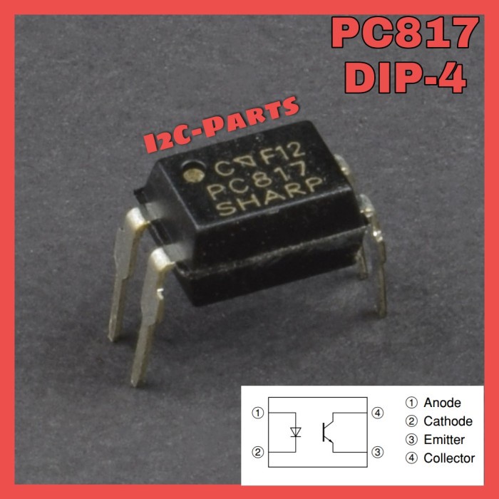 Jual PC817 PC 817 OPTOCOUPLER DIP4 EL 817C DIP-4 Photocoupler PC817C | Shopee Indonesia