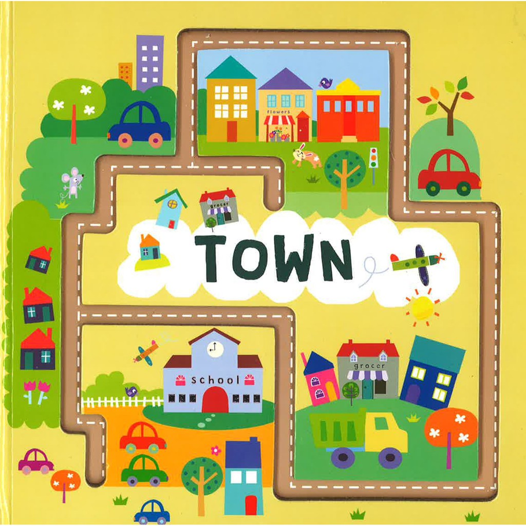 Jual Buku Anak Import - Town: Trace The Track Book (Finger Tracing ...
