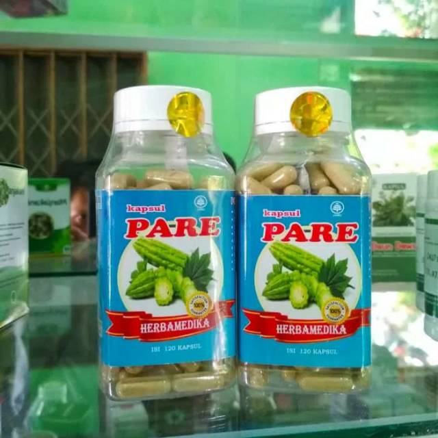 Jual Kapsul PARE HERBAMEDIKA isi 120 kapsul | Shopee Indonesia