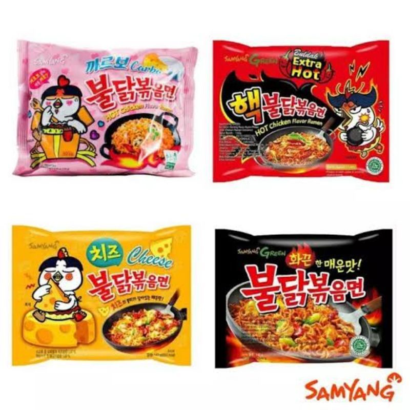 Jual Samyang Carbonara, samyang Cheese, samyang 2x spicy, samyang ori ...