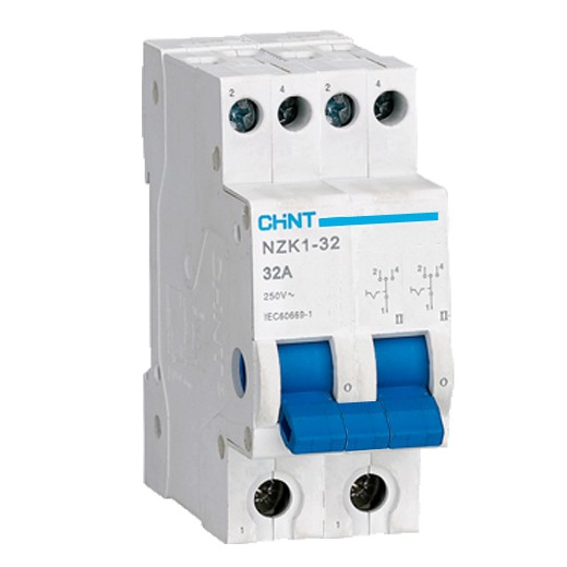 Jual MCB COS / Ohm Saklar 2P Type NZK1-32 32A Change Over Switch ...