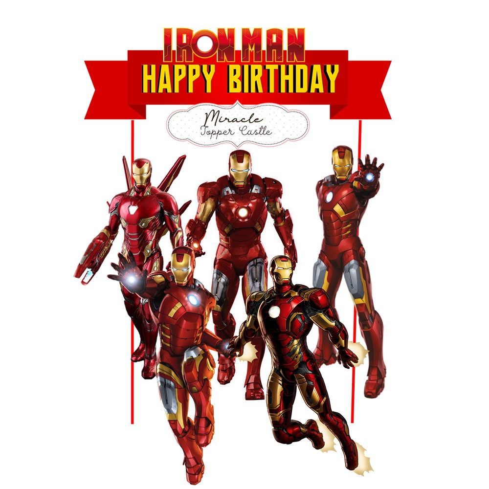 Jual IRON MAN CAKE TOPPER | Shopee Indonesia