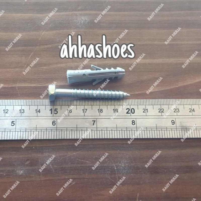 Jual Baut fesher sekrup fesher untuk tembok / pasang Ring basket ...