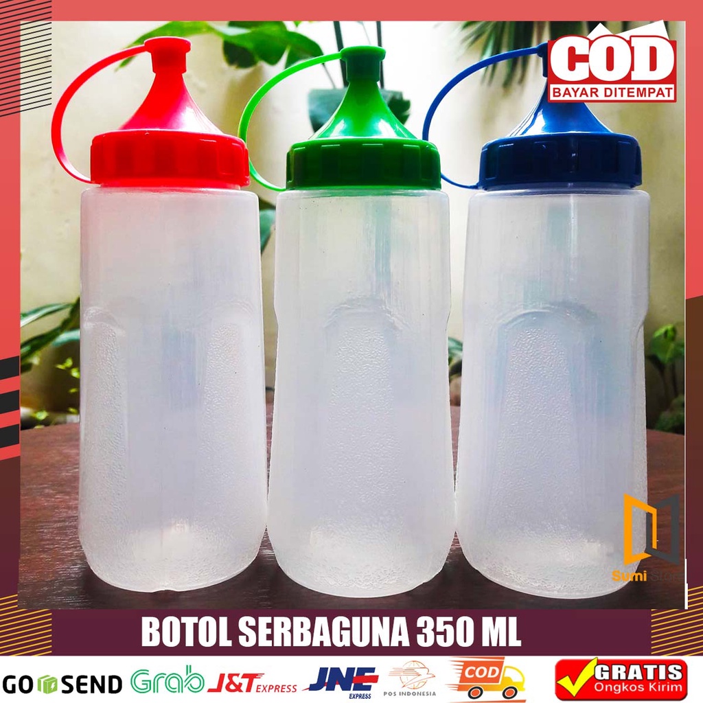 Jual botol kecap- botol saos- botol serbaguna 300 ML | Shopee Indonesia