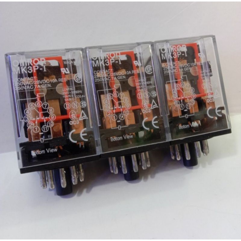 Jual RELAY MK3P-I OMRON RELAY + SOCKET MK3P 11 PIN 220VAC/24VAC/24VDC ... Jual RELAY MK3P-I OMRON RELAY + SOCKET MK3P 11 PIN 220VAC/24VAC/24VDC ...
