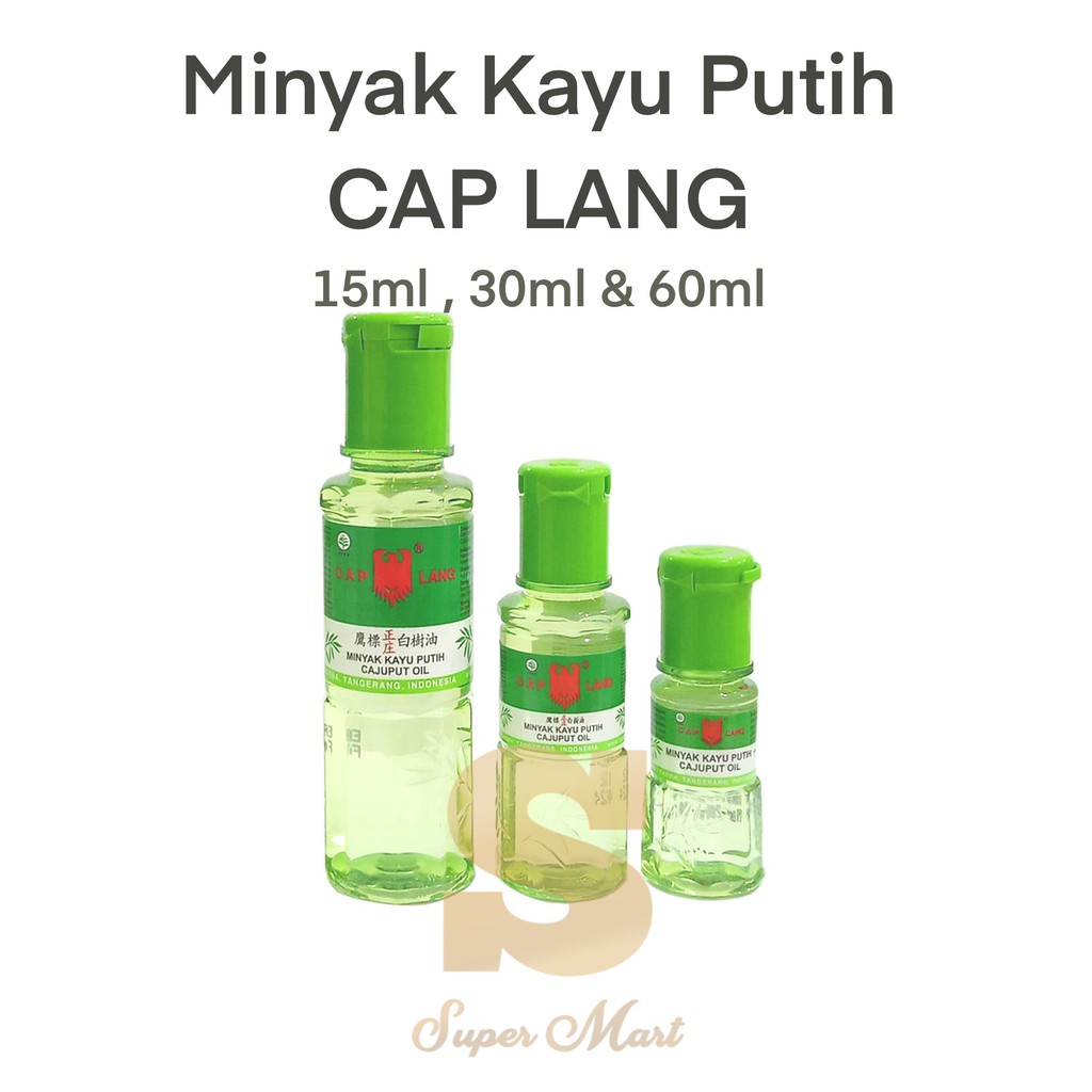 Jual Cap Lang Minyak Kayu Putih 15ml, 30ml, 60ml | Shopee Indonesia