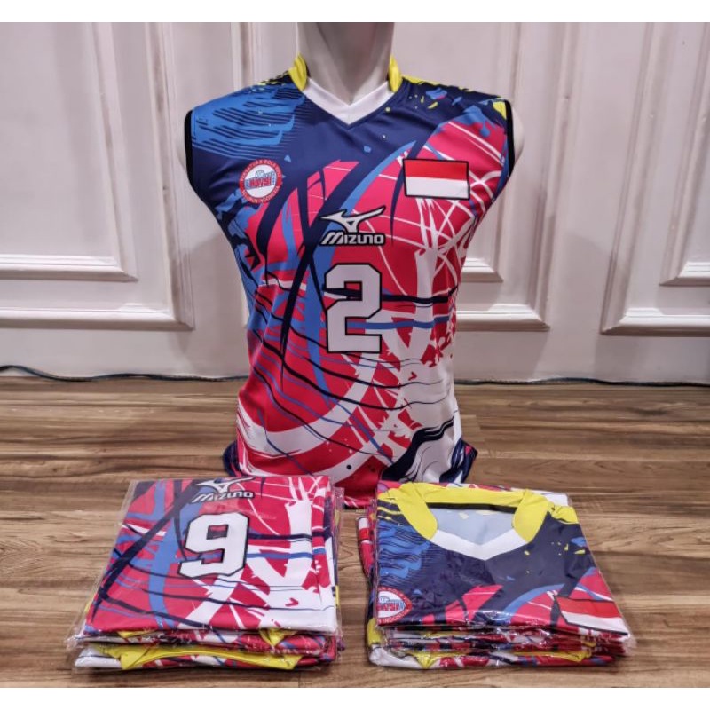 Jual BAJU VOLLY DESAIN MENARIK SATU SET LEKMONG | Shopee Indonesia