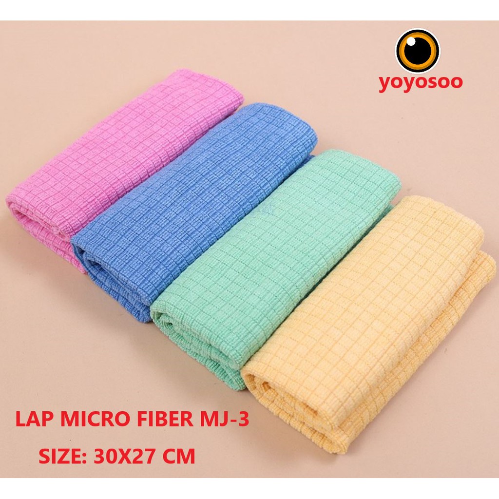 Kain Lap Serbaguna 30x28 Microfiber Lap Piring Lap Dapur Lap Perabotan ...