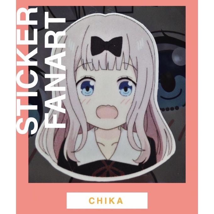 Jual Sticker CHIKA kaguyasama love is war fanart | Shopee Indonesia