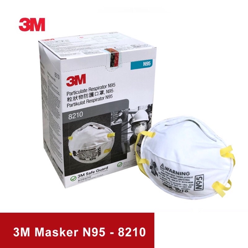 Jual 3M MASKER N95 8210 PARTICULATE RESPIRATOR (SATUAN) Indonesia ...