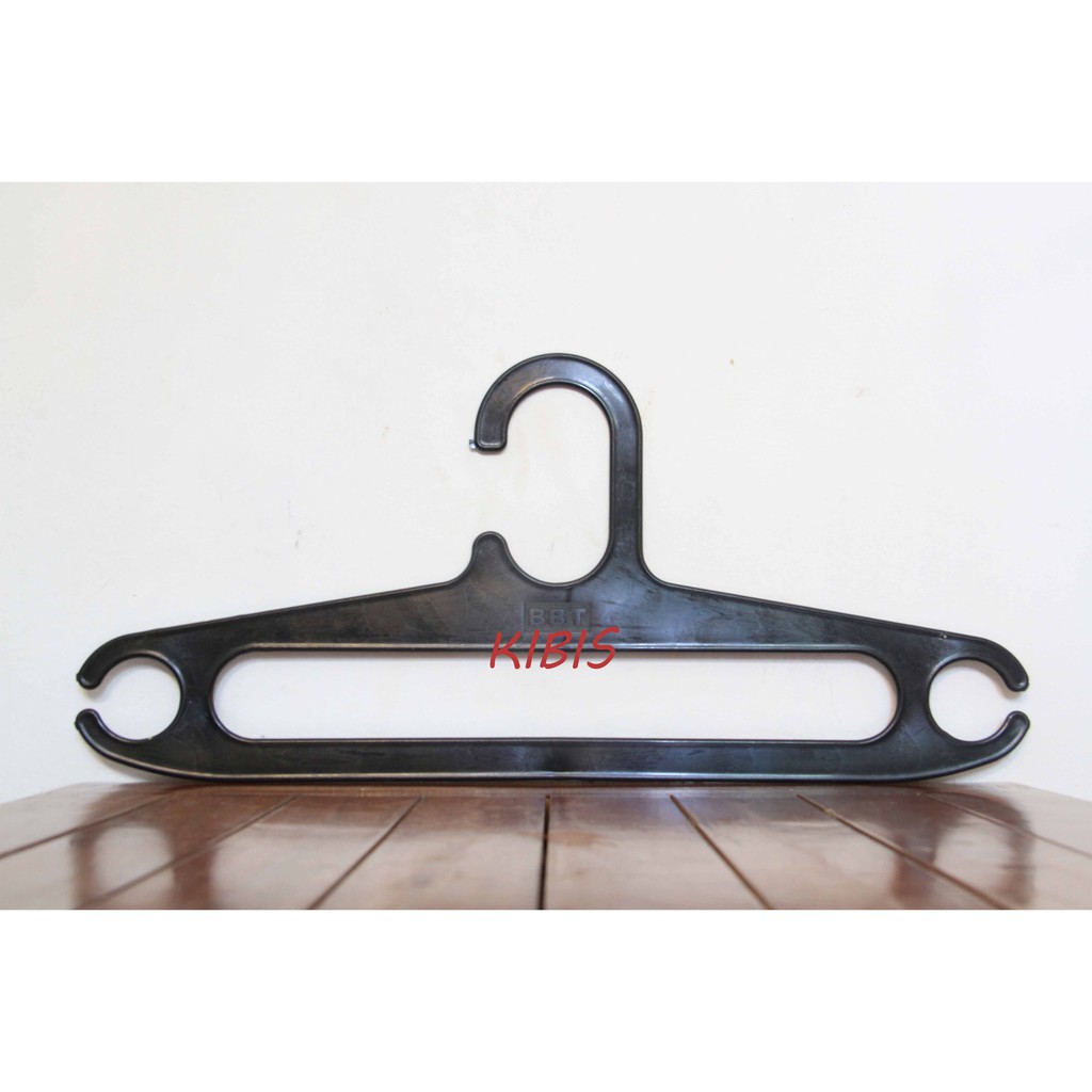 Jual Hanger Plastik 17 Inch Hitam Gantungan Baju Hanger Murah Indonesia ...