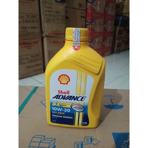 Jual Oli Shell Advance AX5 10W-30 oli shell matic 0,8 liter Original ...