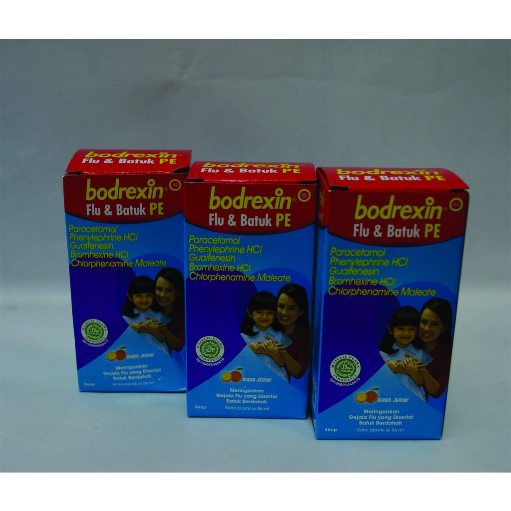 Jual Bodrexin Flu dan Batuk PE Sirup / Syrup 60 Ml (Rasa Jeruk ...