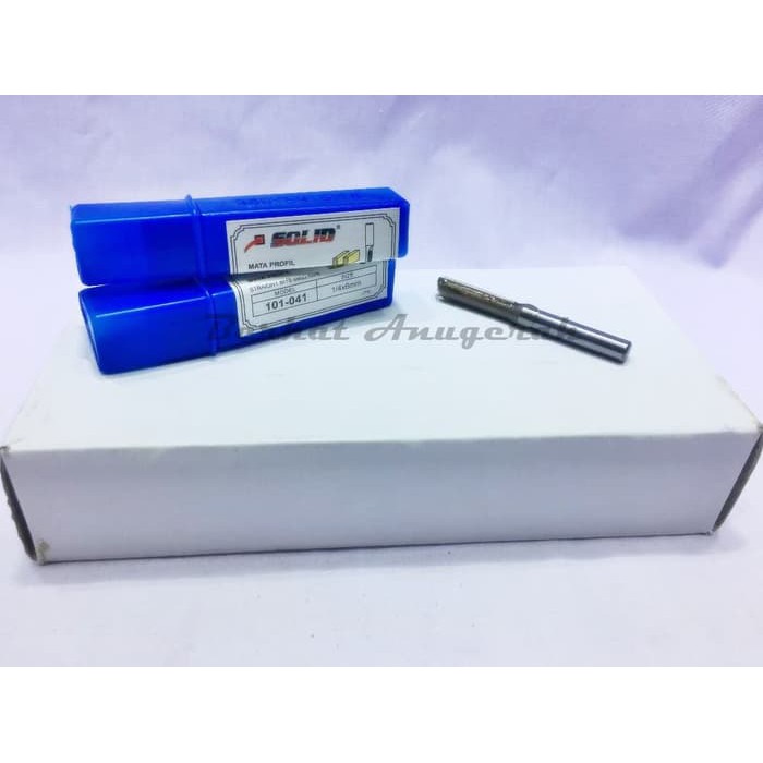 Jual SOLID 101-041 Mata Profil 1/4" x 6mm Router Trimmer Straight Lurus ...
