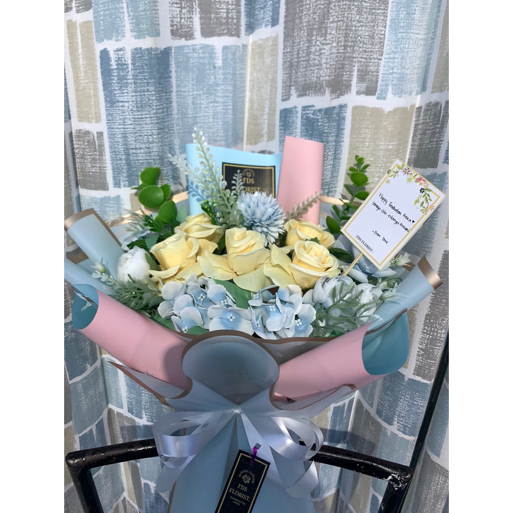 Jual Custom Warna Buket Bunga Artificial / Buket Bunga/ Buket Bunga ...