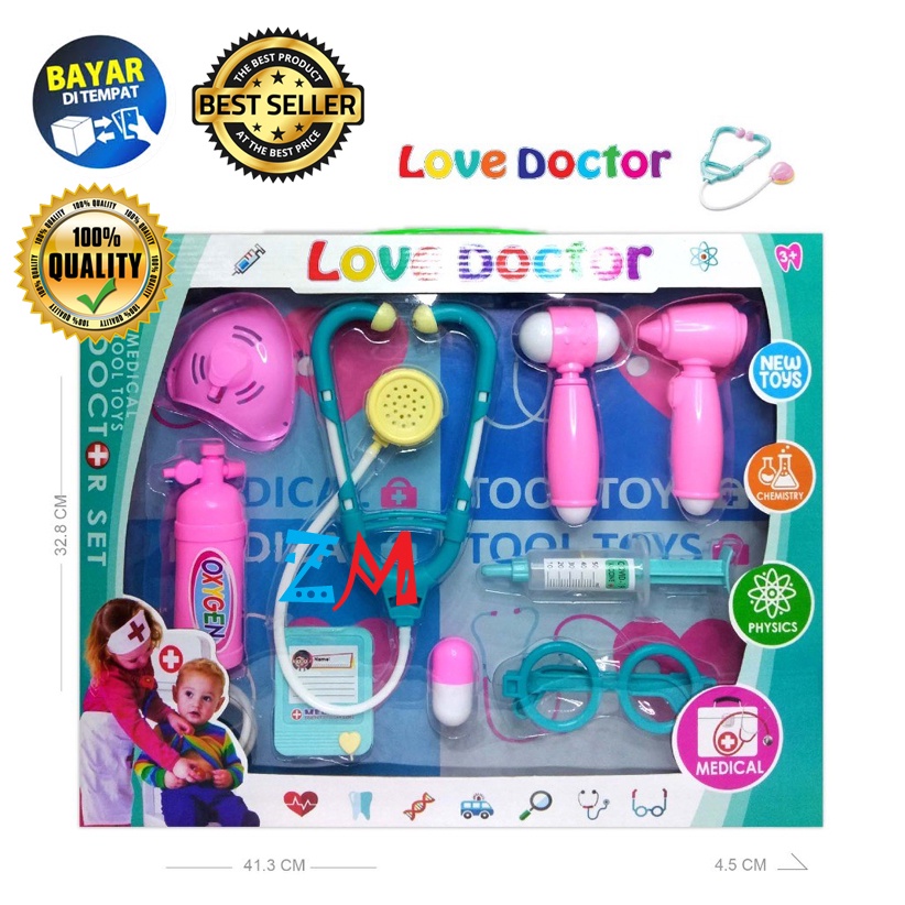 Jual Mainan Alat Dokter Dokteran Set 8207 / Perlengkapan Dokter ...