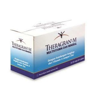 Jual THERAGRAN M 100 TABLET - Multivitamin & Mineral | Shopee Indonesia