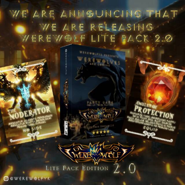 Jual Kartu Werewolf Lite Pack Edition 2.0 (Fair Quality) Indonesia ...