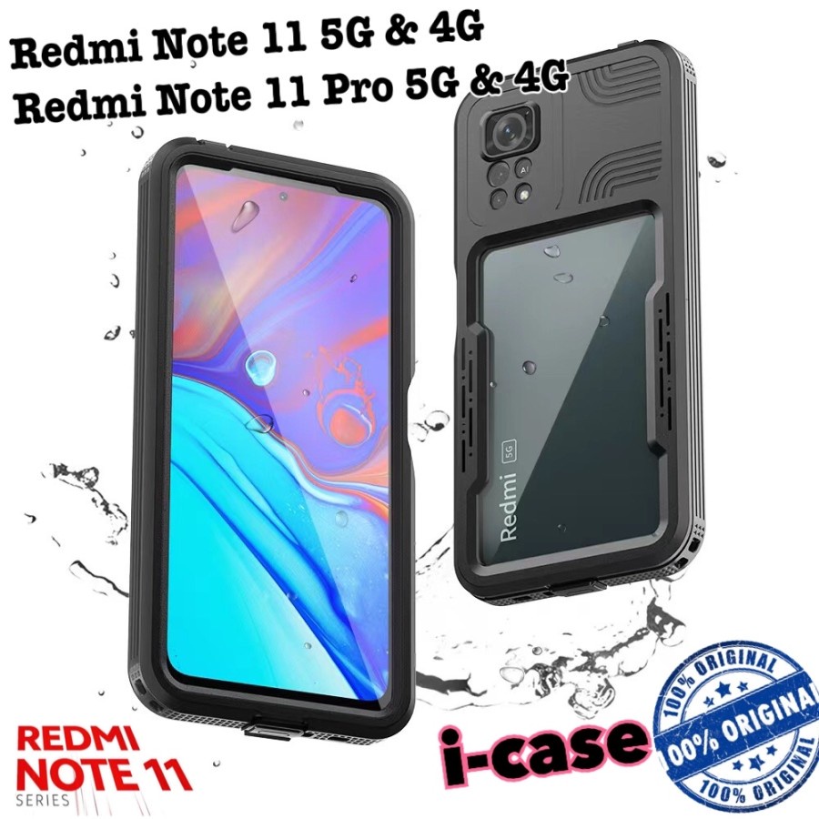 Jual Xiaomi Redmi Note 11 / PRO WATER PROOF CASE RedmiNote 11 PRO 5G/4G ...