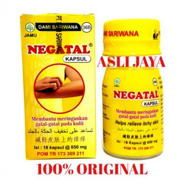 Jual Negatal Kapsul ~ Obat Herbal Untuk Gatal Indonesia|Shopee Indonesia