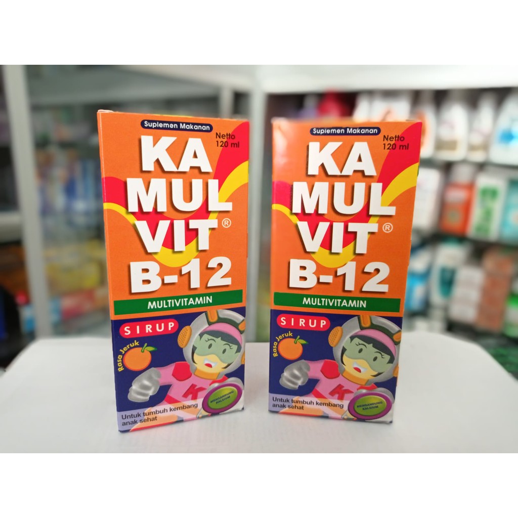 Jual Kamulvit B12 Sirup 120 ml | Shopee Indonesia