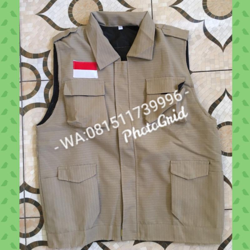 Jual rompi merah putih#rompi indonesia | Shopee Indonesia