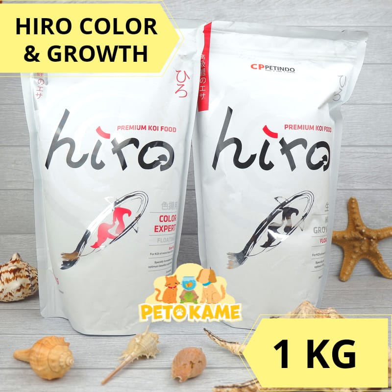 Jual Hiro 1 KG Growth dan Color | Pelet Premium Ikan Koi | Shopee Indonesia