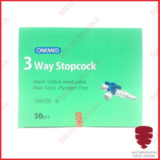 Jual Onemed Three Way Stopcock Conector Konektor Infus Peralatan Steril ...