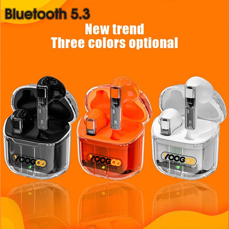 Jual New YX-06 Bluetooth Headset Wireless TWS Transparan Kabin Headset ...