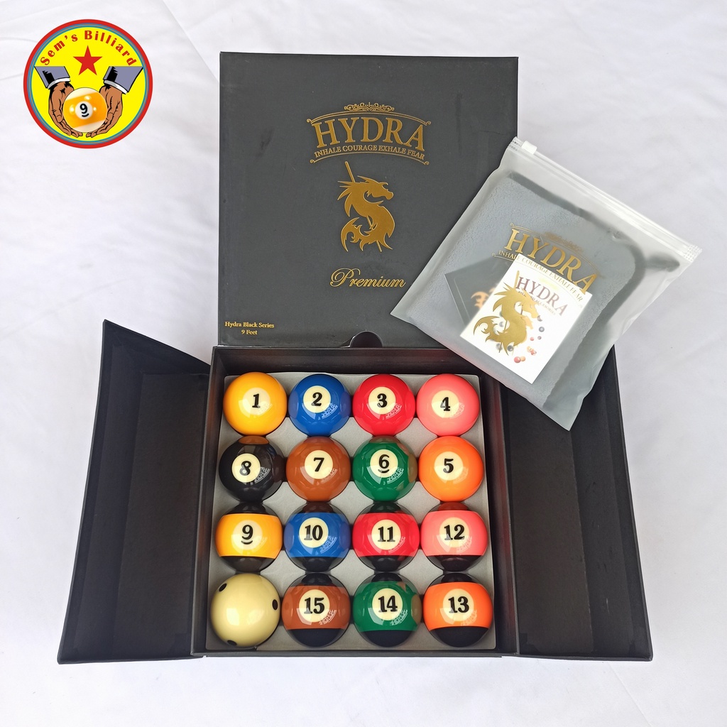 Jual Hydra Ball Billiard Black - Bola Billiard - Bola Bilyar | Shopee ...