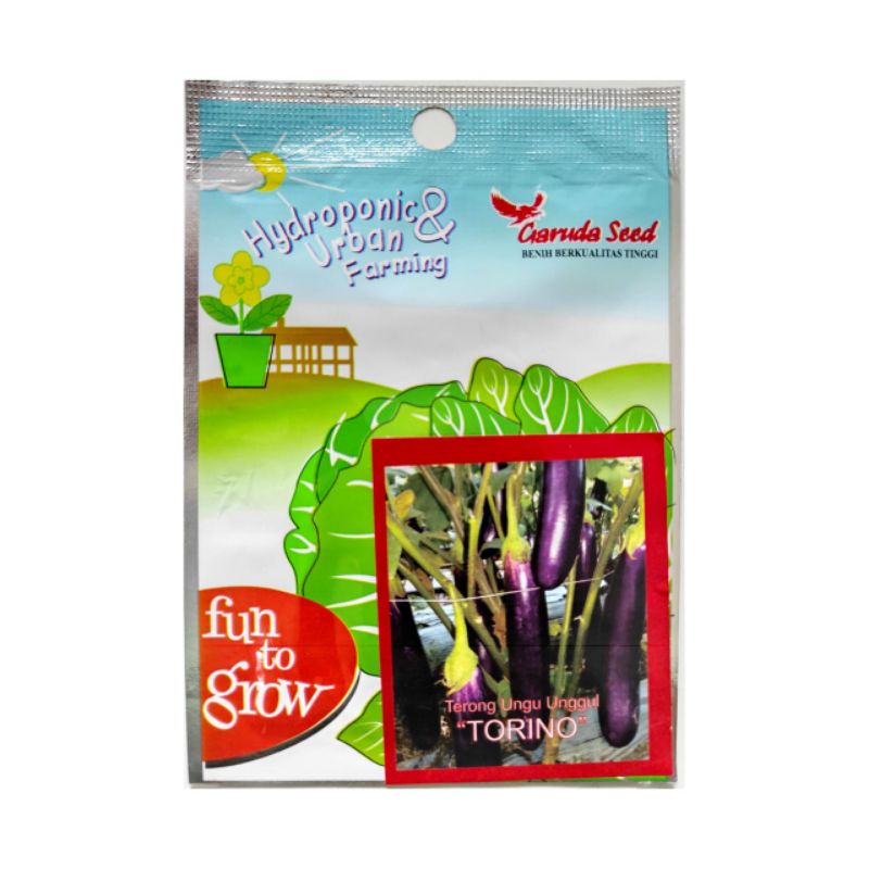 Jual BENIH/BIBIT TERONG UNGU TORINO GARUDA SEED EXP 2024 | Shopee Indonesia