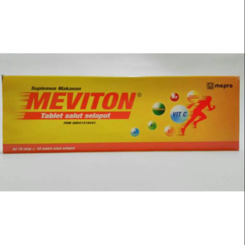 Jual VITAMIN MEVITON 10 TABLET ( MULTIVITAMIN ) | Shopee Indonesia
