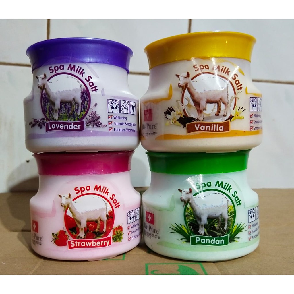 Jual Lulur Mandi Spa Milk Salt DR Pure 500ml | Shopee Indonesia