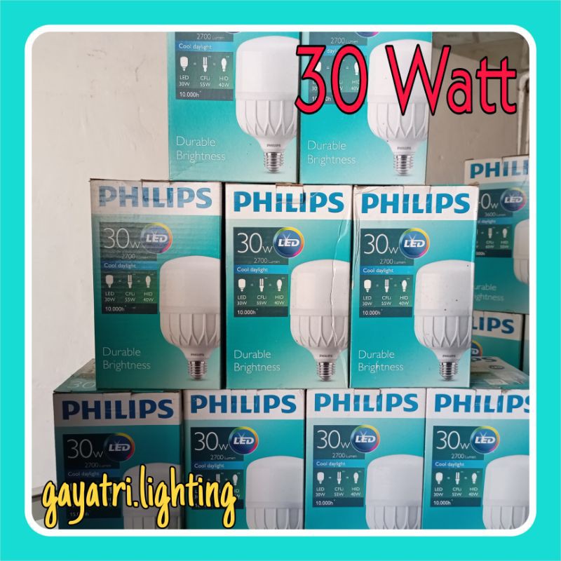Jual MURAH Lampu LED PHILIPS 30 Watt W 30Watt 30W Kapsul Cool Daylight | Shopee Indonesia
