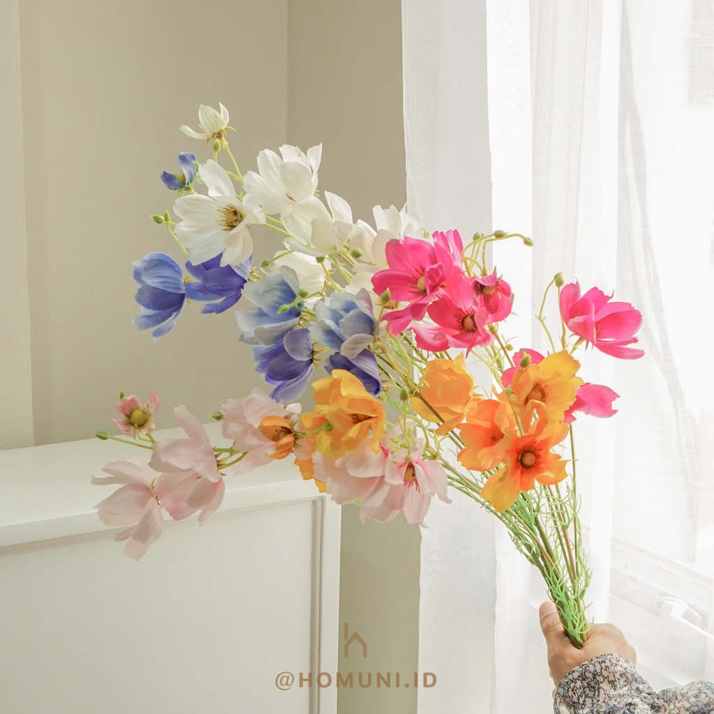 Jual Crysanthemum Daisy Silk Artificial Flower Aesthetic/Bunga Hias ...