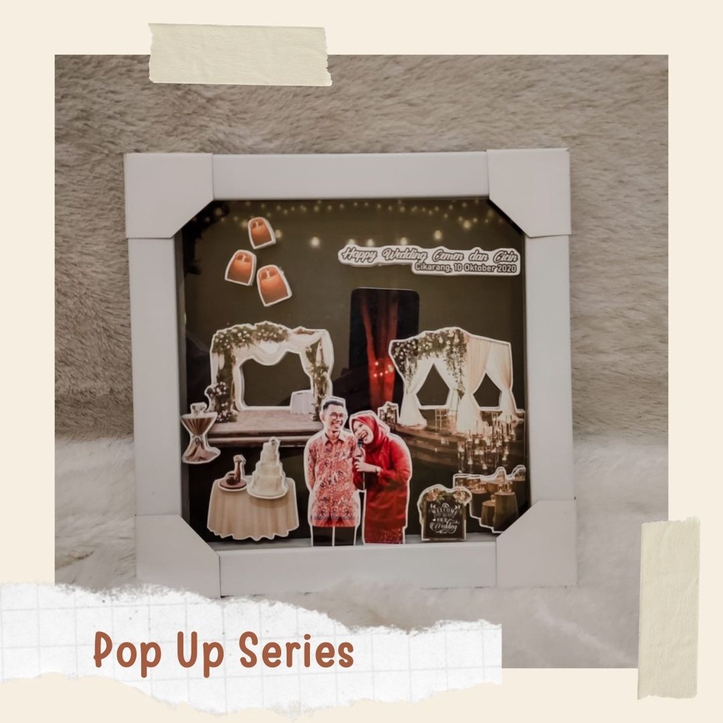 Jual Pop Up Frame / Frame 3D / Scrapframe / Bingkai Pop Up | Shopee ...