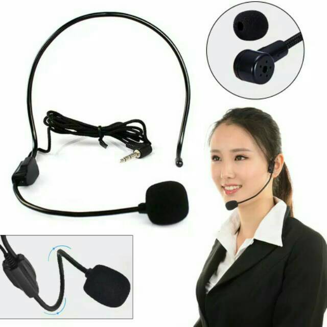 Jual Mic clip on mic bando microphone headset bando mic clip on bando ...