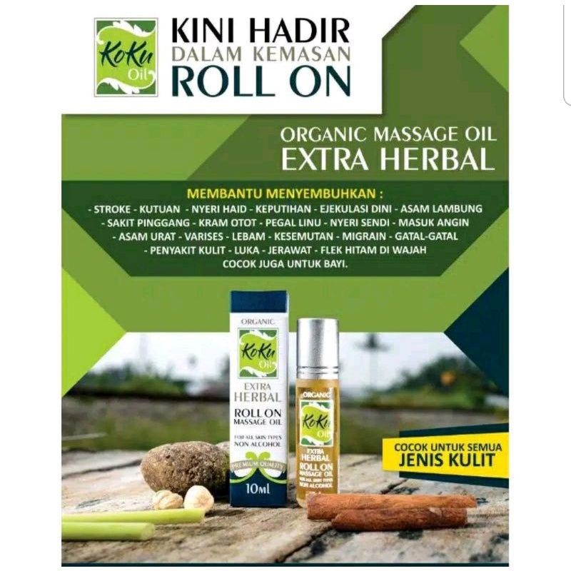 Jual KOKU OIL PREMIUM ORIGINAL 10ml / minyak seribu manfaat | Shopee ...
