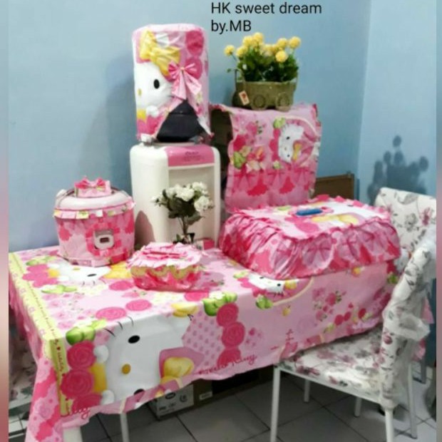 Jual HELLO KITTY HK SWEET DREAM PINK _ Kitchen Set / Homeset Dapur / GKM / Taplak Makan / Tudung ...