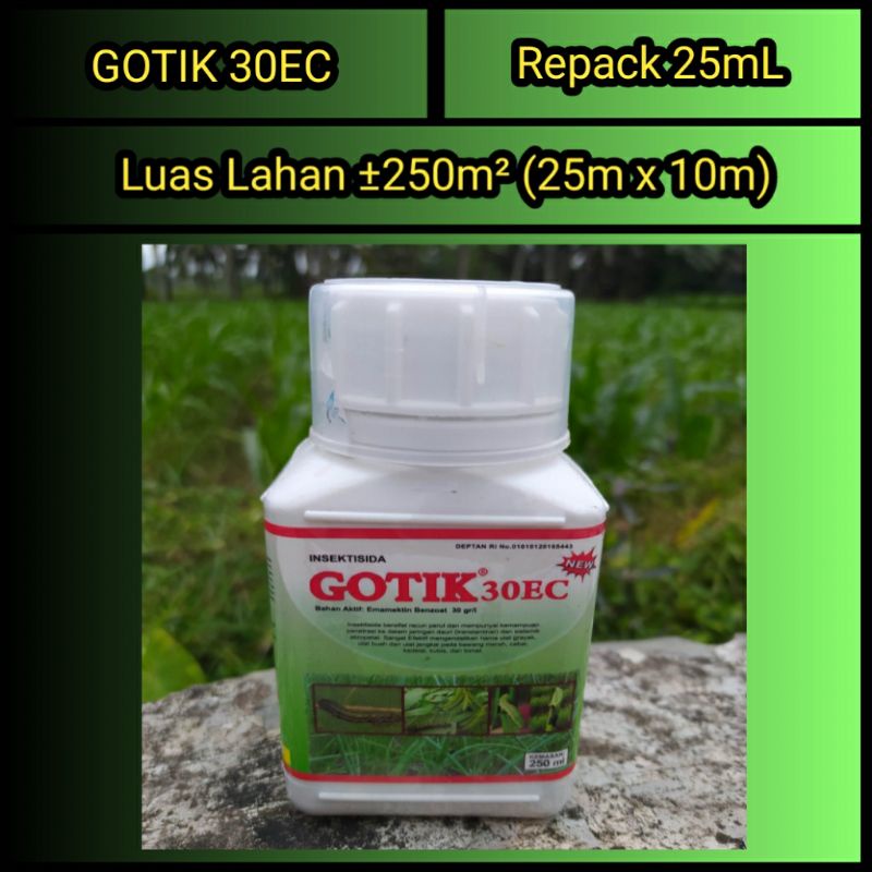 Jual Insektisida GOTIK 30 EC 25mL racun kontak dan lambung efektif ...