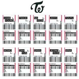 Jual TWICE STIKER BARCODE | Shopee Indonesia
