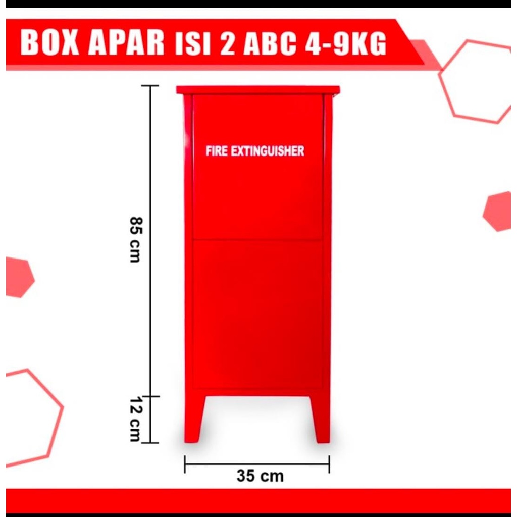 Jual Box APAR ISI 2 UK. 4-9 kg Dengan Kaki | Shopee Indonesia