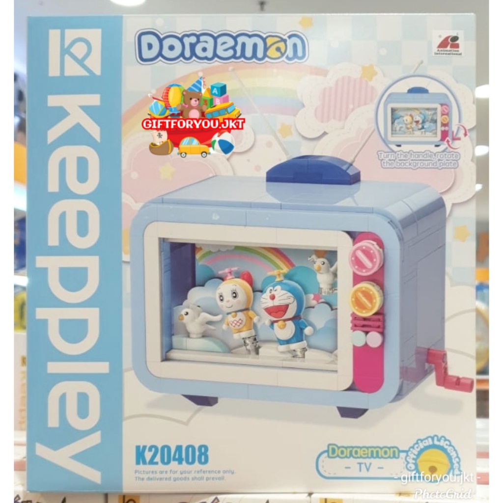 Jual Keeppley K20408 Mainan Bricks Doraemon Dorami Television Figure ...