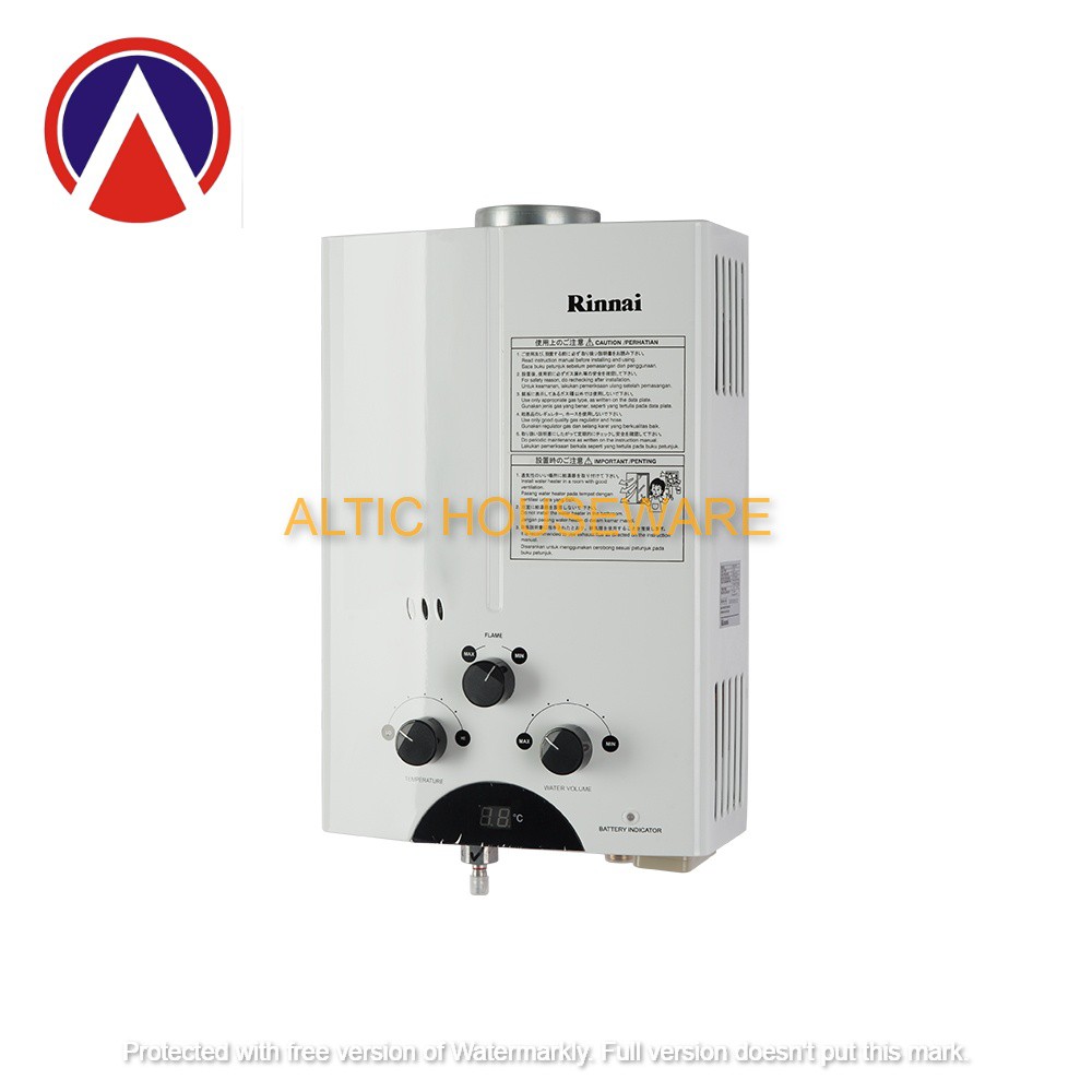 Jual RINNAI REU 5 CFC - Water Heater Gas 5 Liter | Shopee Indonesia