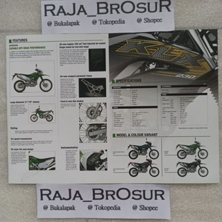 Jual Poster brosur Kawasaki KLX 230 KLX230 | Shopee Indonesia