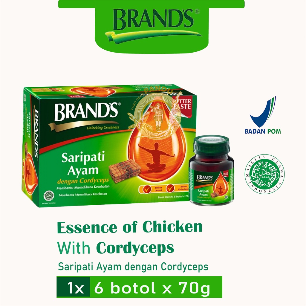 Jual BRAND’S SARIPATI AYAM DENGAN CORDYCEPS Indonesia|Shopee Indonesia