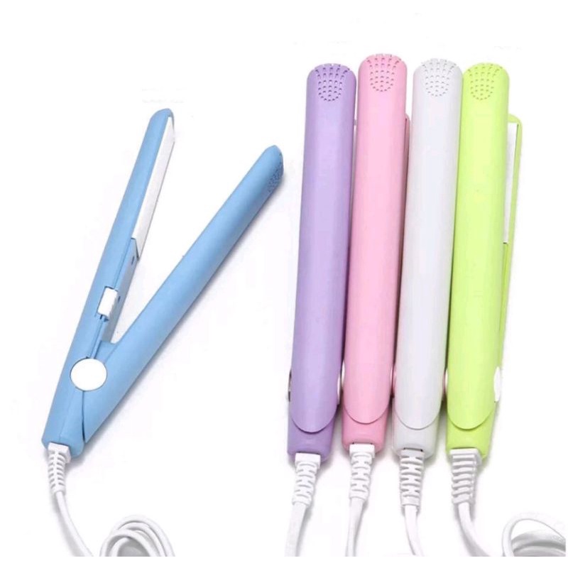 Jual Alat catok rambut mini keramik 2 in 1 lurus dan keriting simple ...