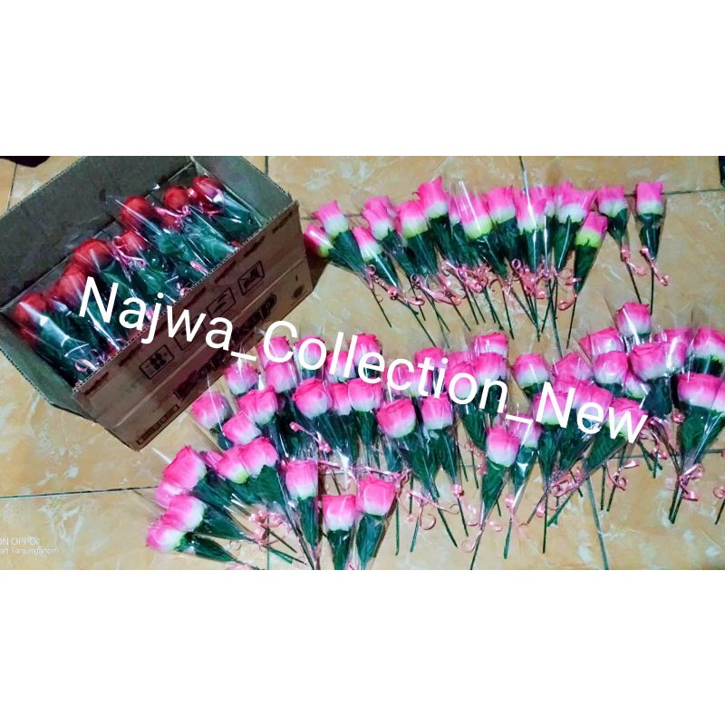 Jual Bunga Mawar Setangkai Kemas Plastik // buket bunga mawar setangkai ...