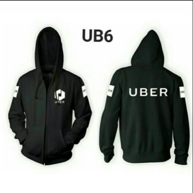 Jual Jaket hoodie Uber desain terbaru warna hitam | Shopee Indonesia