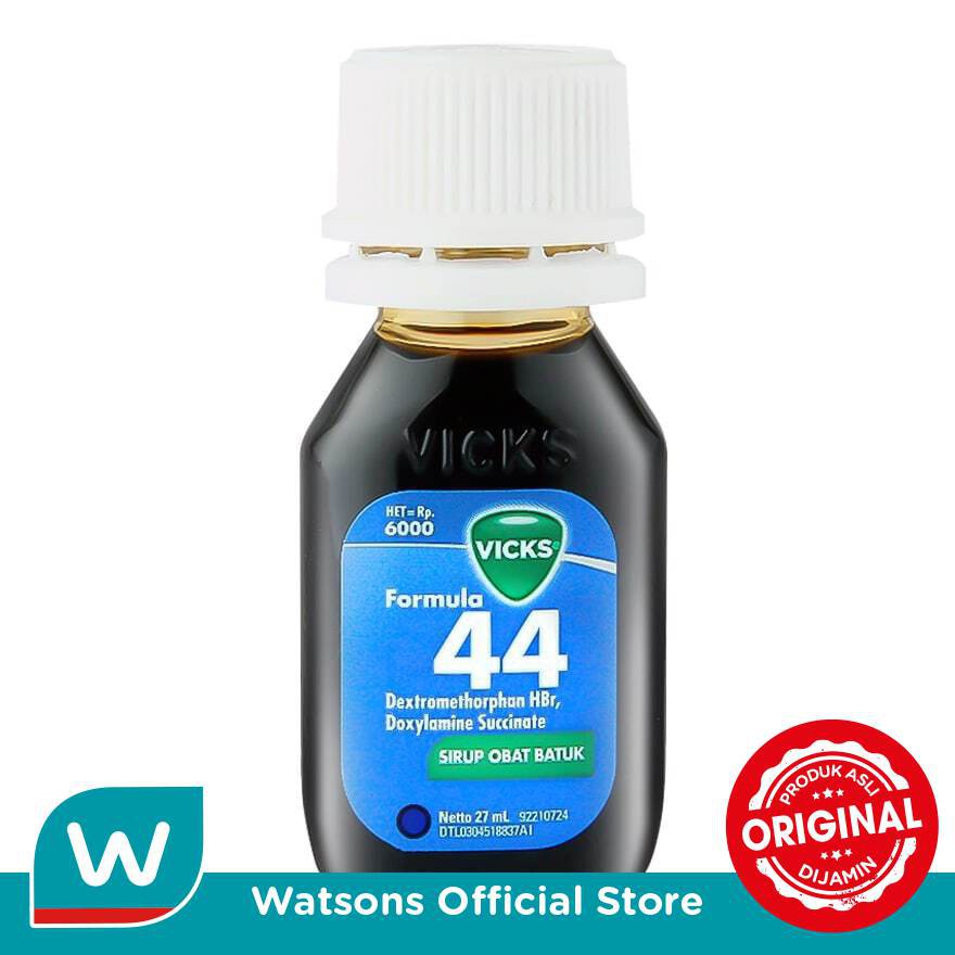 Jual Vicks 44 Cough Syrup Dewasa 27ml | Shopee Indonesia